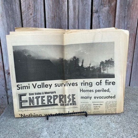 Vintage | Accents | Vintagenewspaper December1th 1968 Simi Valley ...